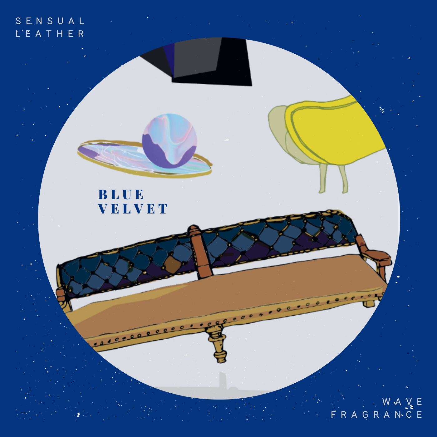 Blue Velvet - Modern Luxury Scented Candle – Wave Fragrance